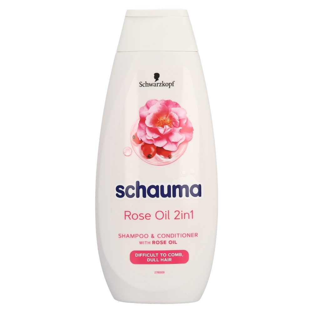 ŠAMPON ZA LASE ROSE OIL 2IN1, SCHAUMA, 400ML | SPAR Online