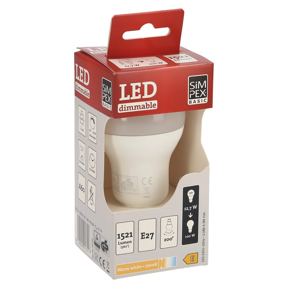 SIJALKA LED E27 1521LM, SIMPEX | SPAR Online