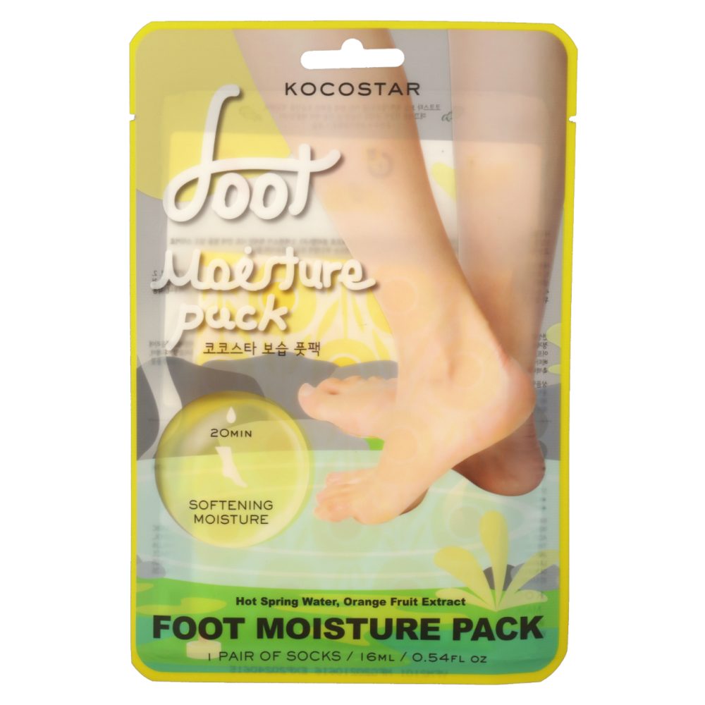 MASKA ZA STOPALA VLAŽILNA POMARANČA, KOCOSTAR, 1PAR, 16ML VLAŽILNO ...