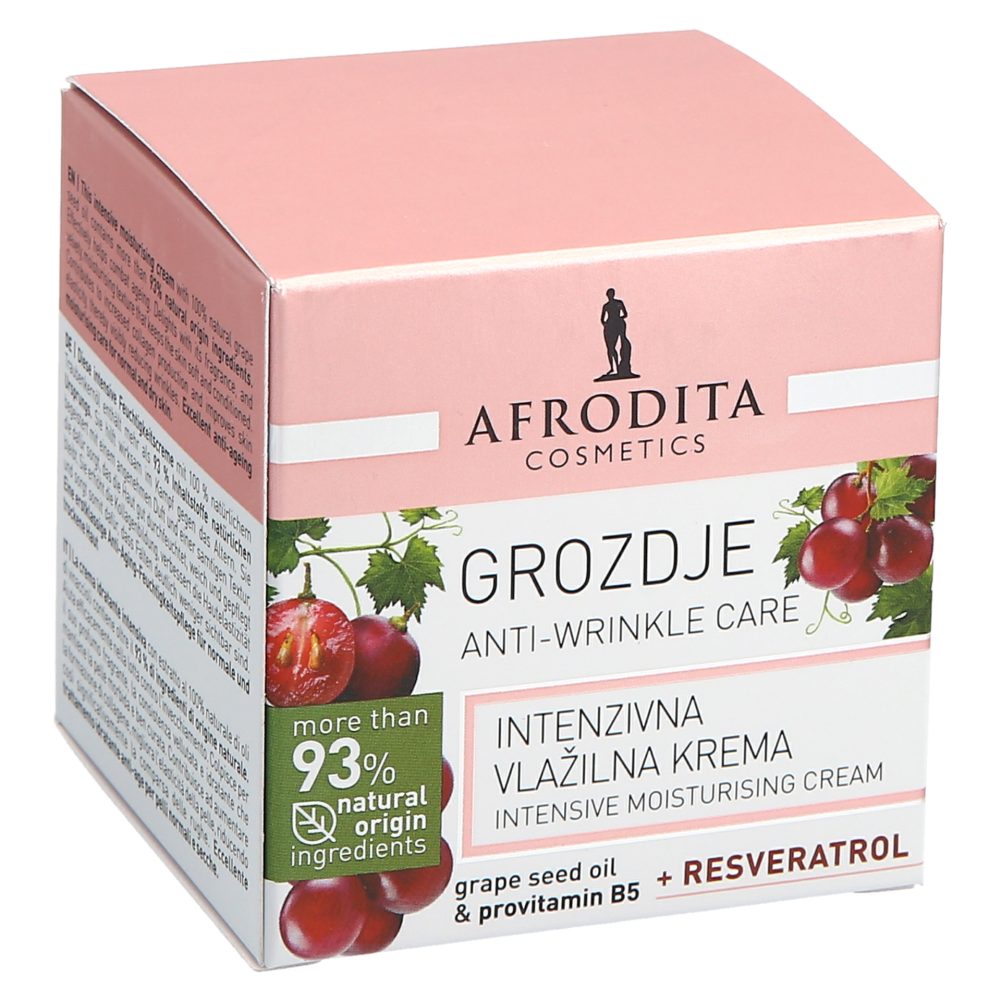INTENZIVNA VLAŽILNA KREMA ZA OBRAZ GROZDJE, AFRODITA, 50ML Vlažilna ...