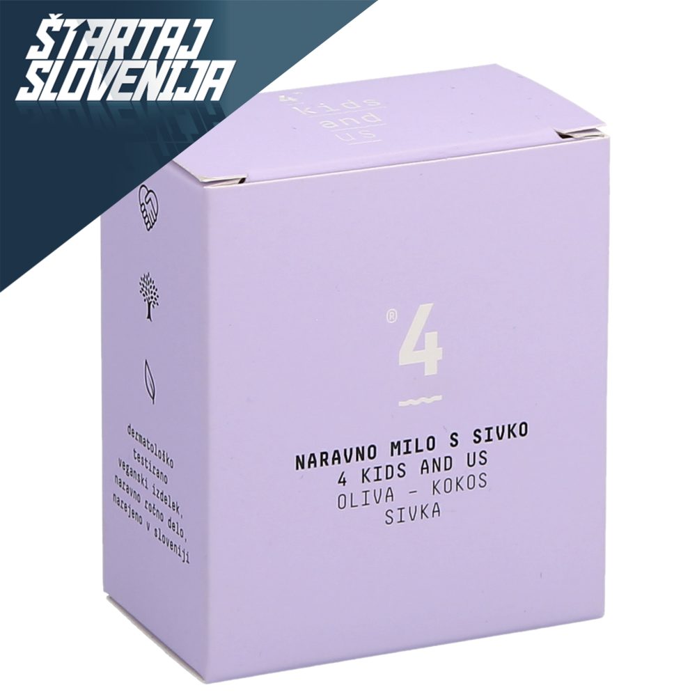 NARAVNO TRDO MILO S SIVKO, 4KIDSANDUS, 80G Nežno milo za nego kože ...