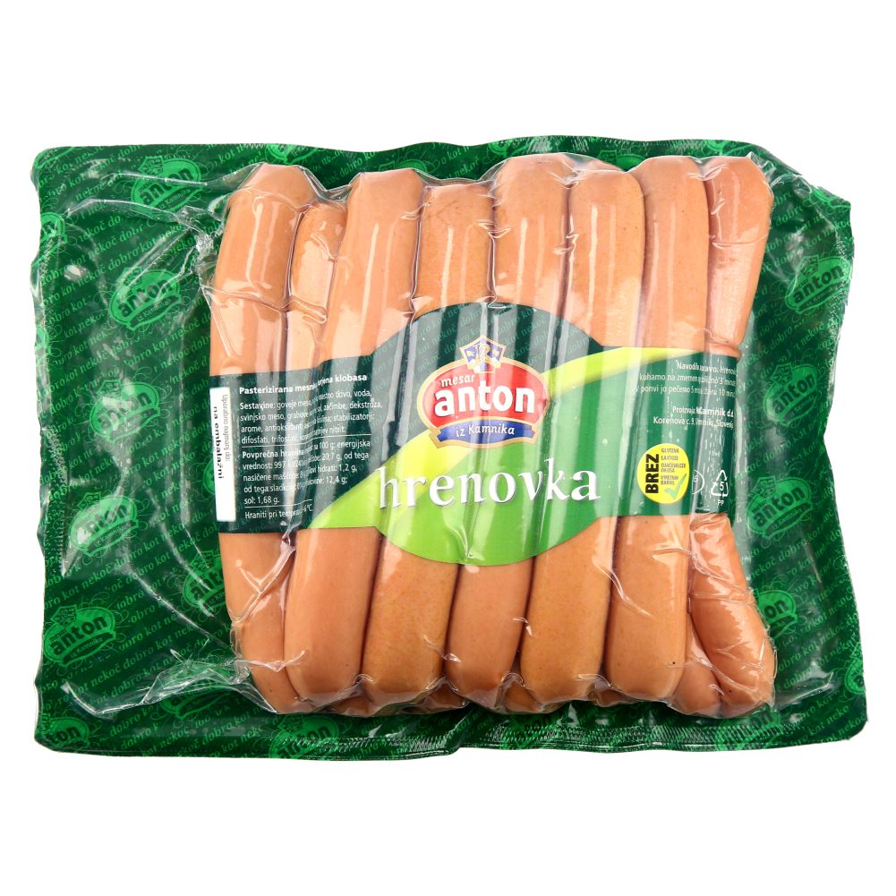 HRENOVKE V NARAVNEM OVITKU, ANTON MESO KAMNIK, 840G | SPAR Online