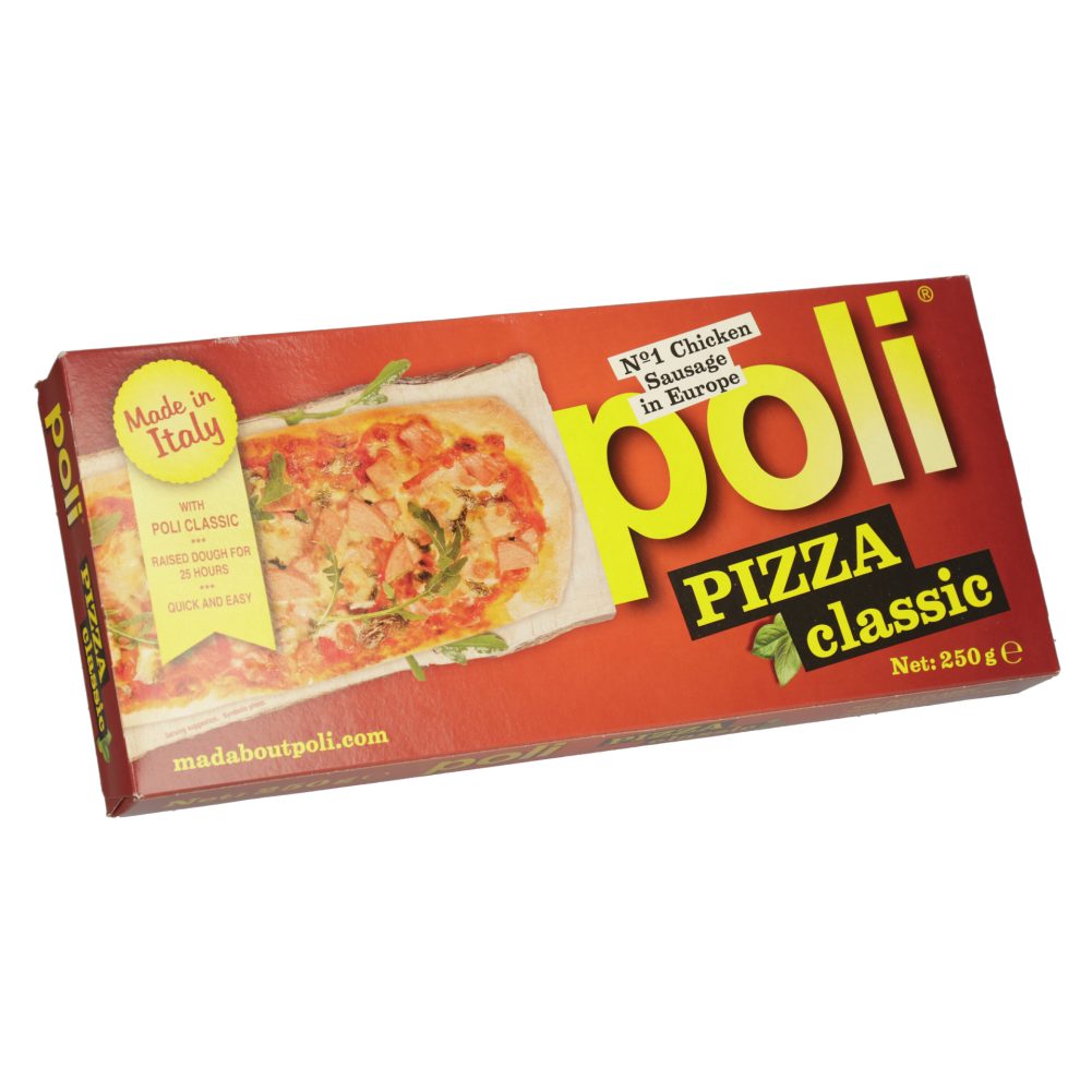 PIZZA CLASSIC POLI, 250G Poli classic pizza 250g - Hitro zamrznjeno ...