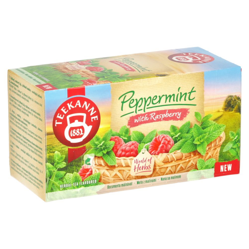METIN ČAJ Z OKUSOM MALINE PEPPERMINT RASPBERRY, TEEKANNE, 20/1, 30G ...
