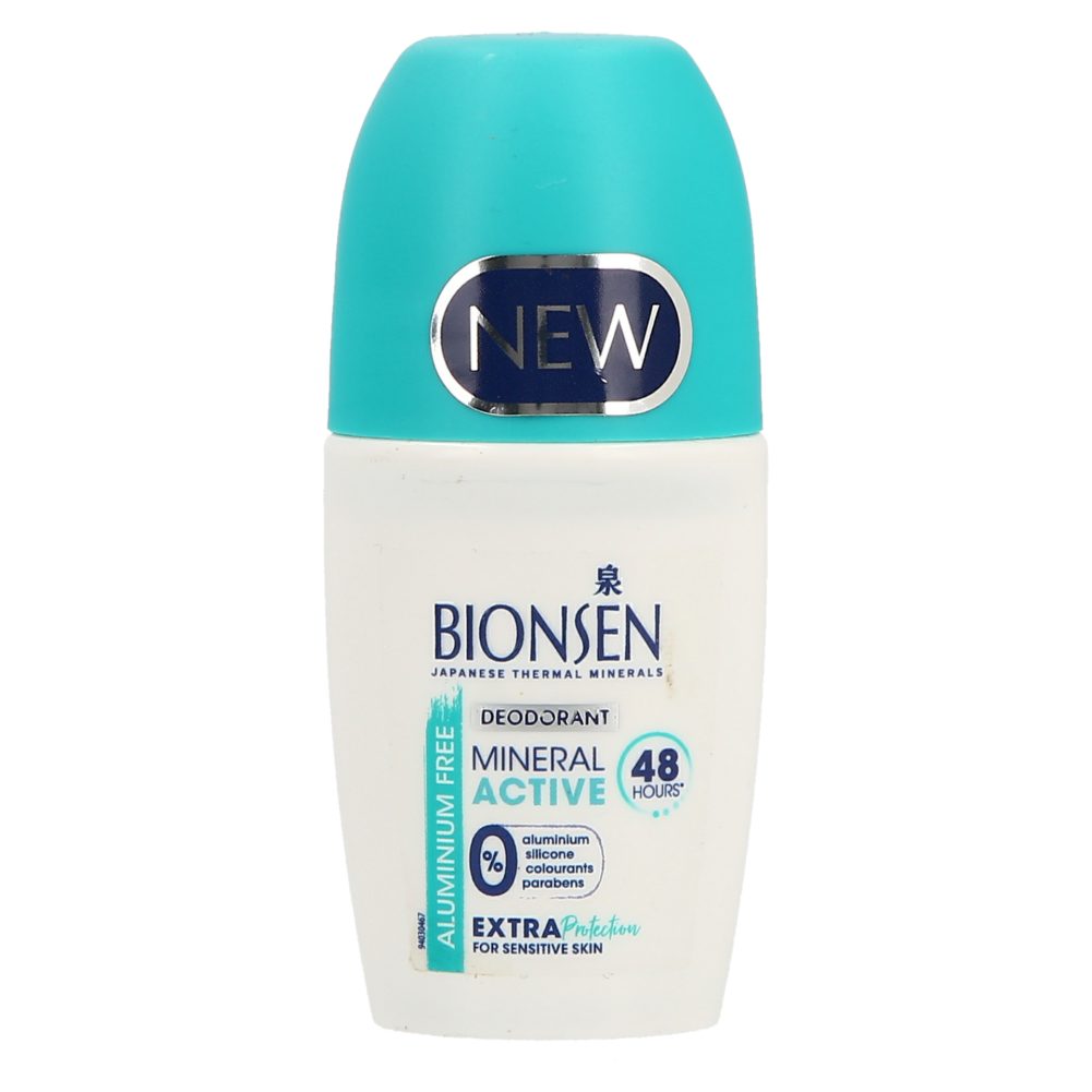 DEO ROLL ON MINERAL ACTIVE, BIONSEN, 50ML 48-urna zaščita pred ...