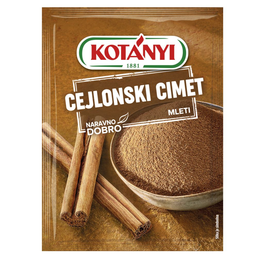 CEJLONSKI CIMET, MLETI, KOTÁNYI, 15G Cejlonski cimet ima izjemno ...