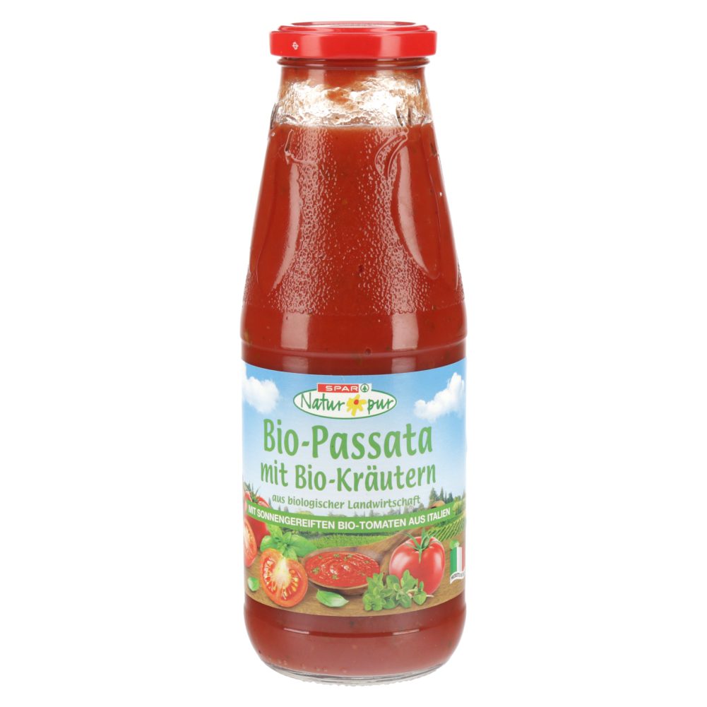 BIO PARADIŽNIKOVA PASATA Z ZELIŠČI, SPAR NATUR*PUR, 680G | SPAR Online