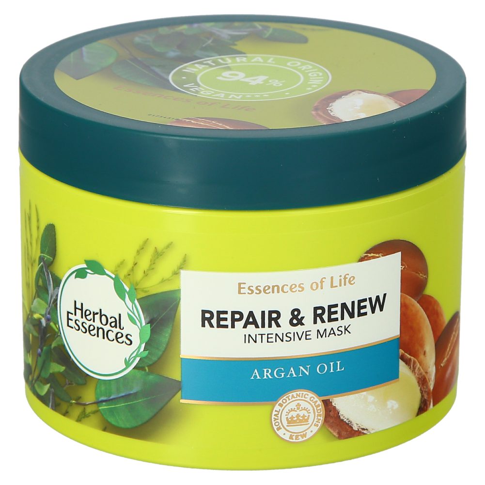 MASKA ZA LASE ARGAN OIL REPAIR&RENEW, HERBAL ESSENCES, 450ML Herbal ...