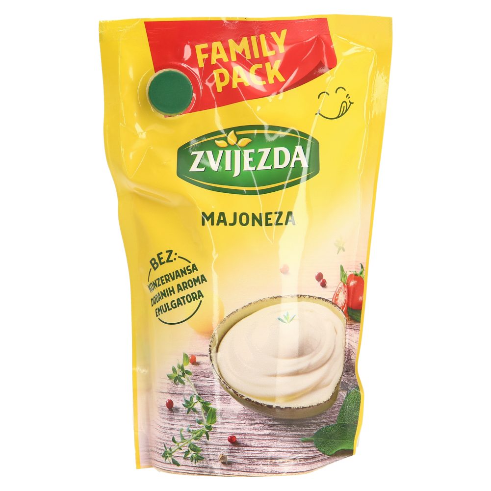 MAJONEZA ZVIJEZDA, 500G Zvijezda majoneza. Brez konzervansov, dodanih ...