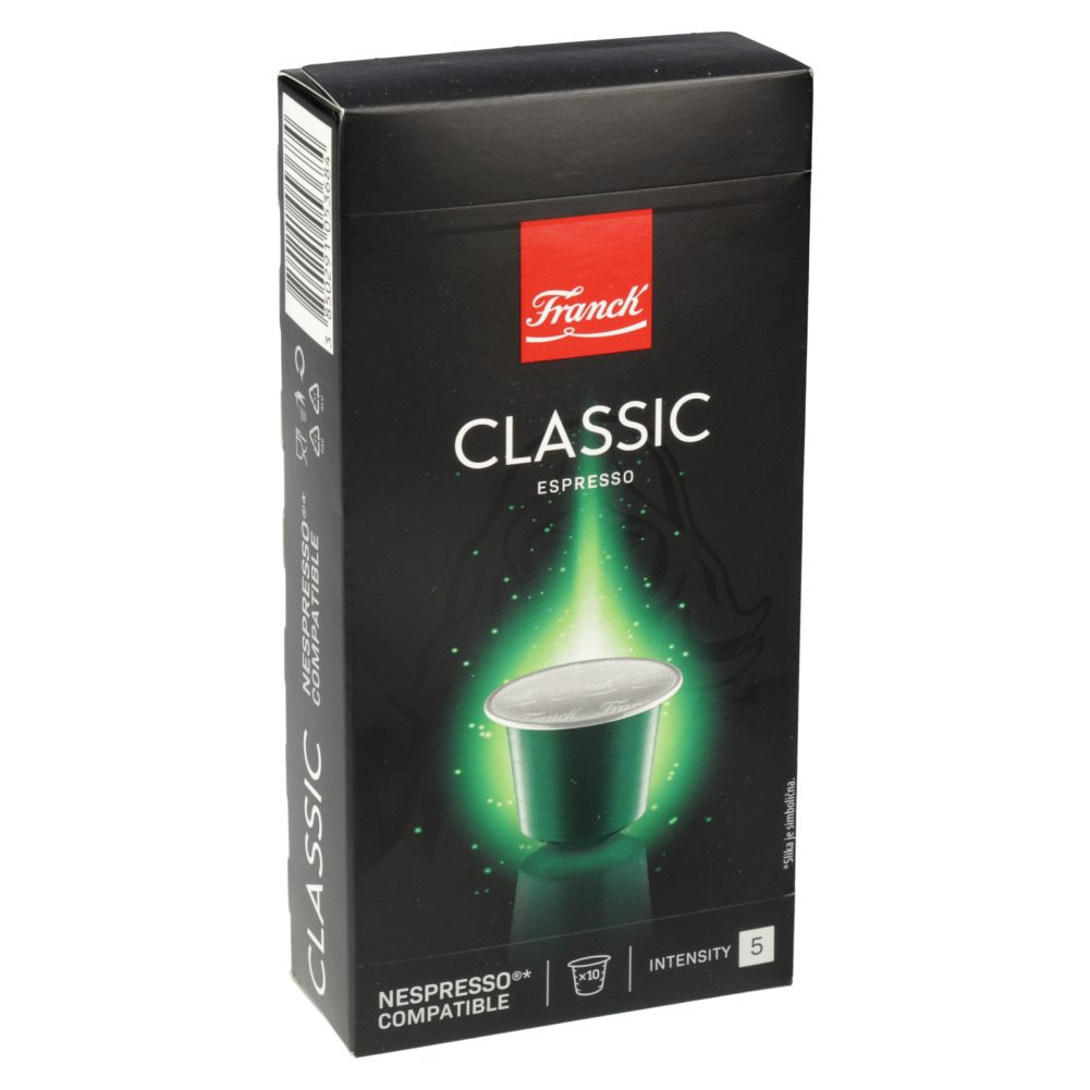 KAVA V KAPSULAH ESPRESSO CLASSIC, FRANCK, 10/1, 57G | SPAR Online
