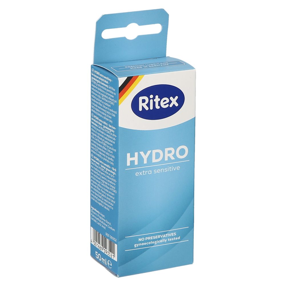 EKSTRA OBČUTLJIV LUBRIKANT V OBLIKI GELA HYDRO, RITEX, 50ML Lubrikant ...