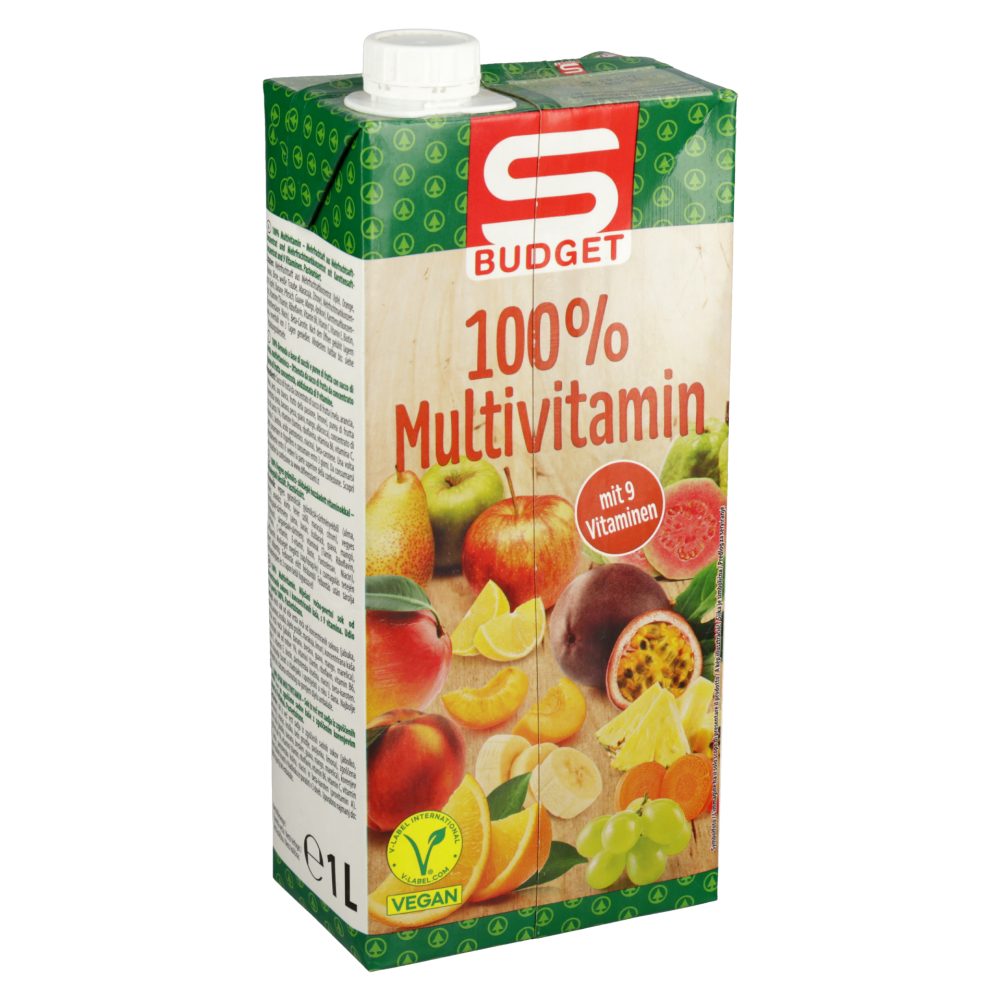 SOK 100% MULTIVITAMIN, S-BUDGET, 1L | SPAR Online
