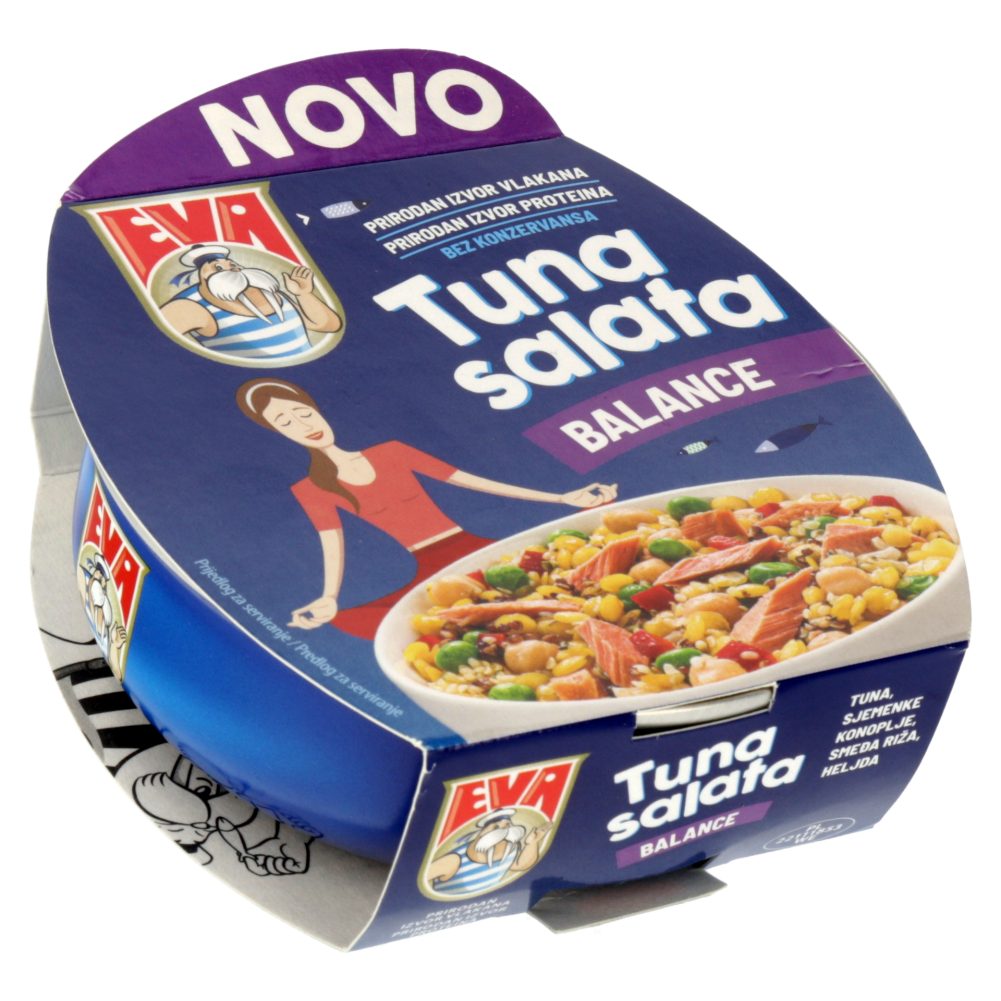 SOLATA TUNA BALANCE, EVA, 160G Poleg tune vsebuje sestavine, ki dajejo ...