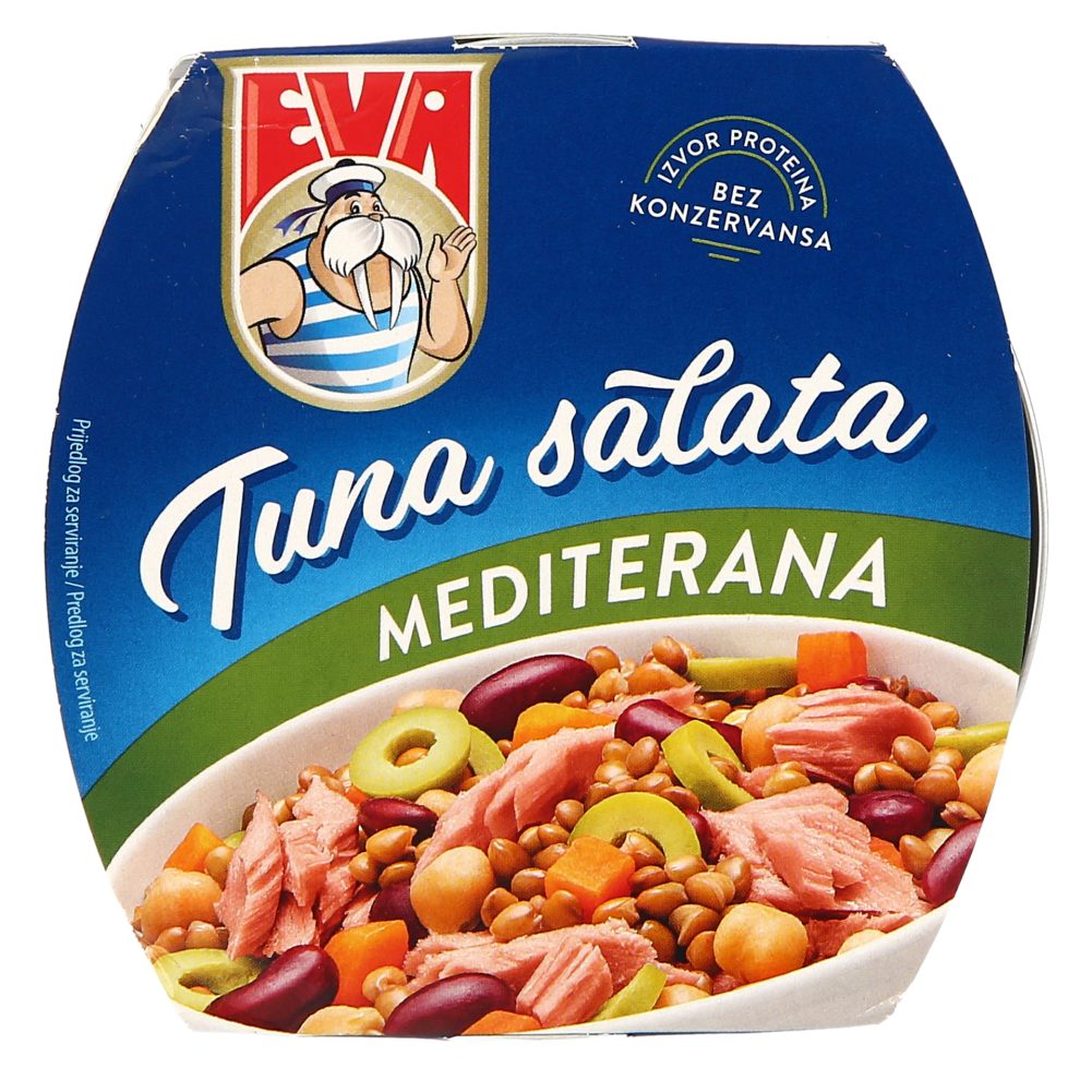SOLATA TUNA MEDITERANA, EVA, 160G Bogastvo zelenjave, leča, korenje ...