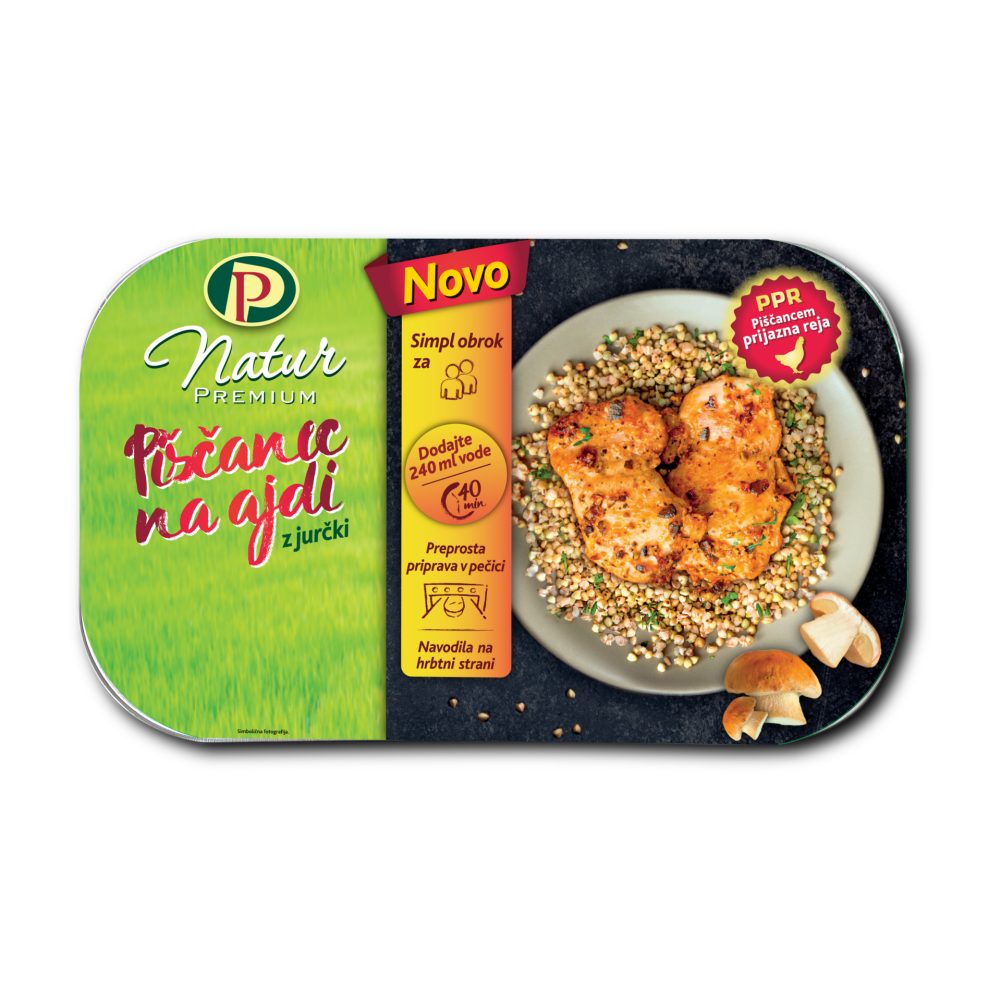 PIŠČANEC NA AJDI Z JURČKI NATUR PREMIUM, PERUTNINA PTUJ, 500G | SPAR Online