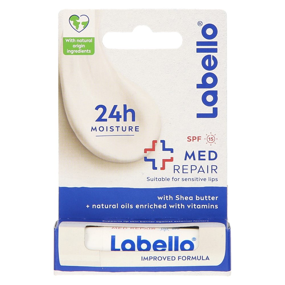 BALZAM ZA USTNICE MED REPAIR, LABELLO, 4,8G Labello Med Repair z ZF 15 ...