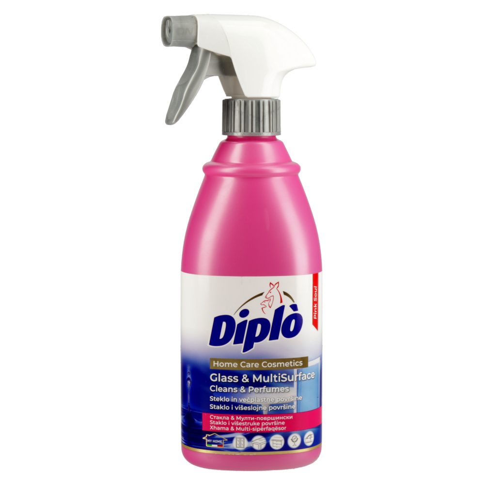ČISTILO ZA STEKLO ROZA, DIPLO, 700ML DIPLO´ GLASS & MULTISURFACE je ...