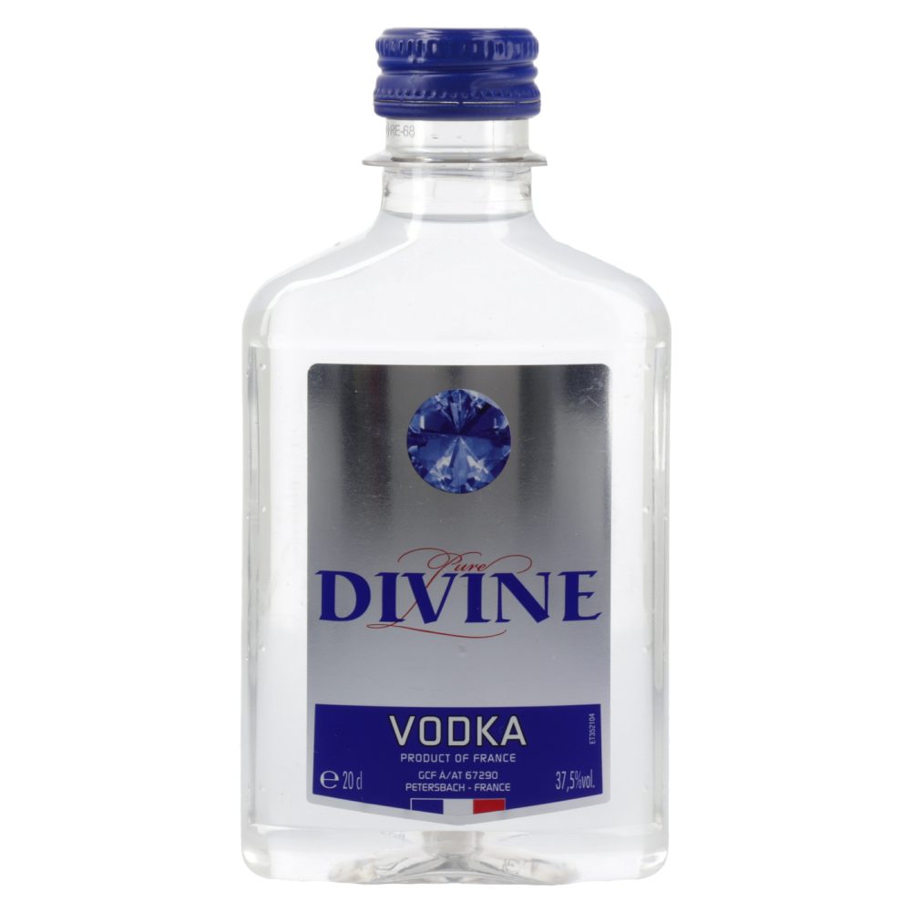 VODKA PURE DIVINE, 0,2L PURE DIVINE Vodka - močna alkoholna pijača ...