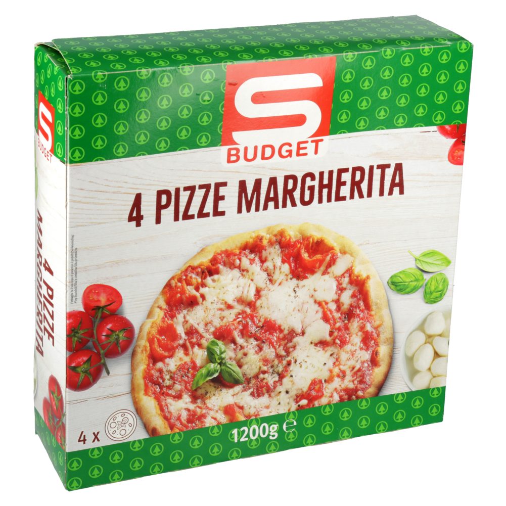 PIZZA MARGERITA, S-BUGET, 4X300G | SPAR Online