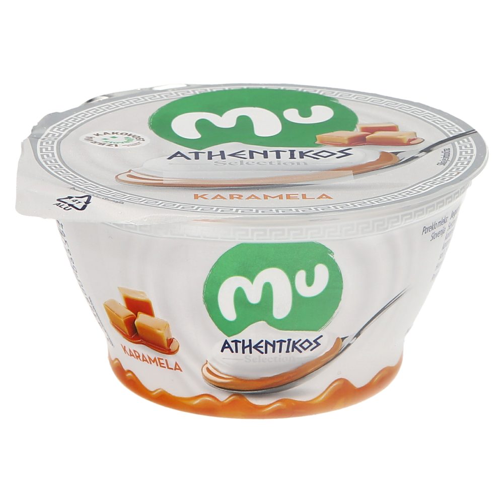 GRŠKI TIP JOGURTA SELECTION KARAMELA, MU ATHENTIKOS, 150G Kremni jogurt ...