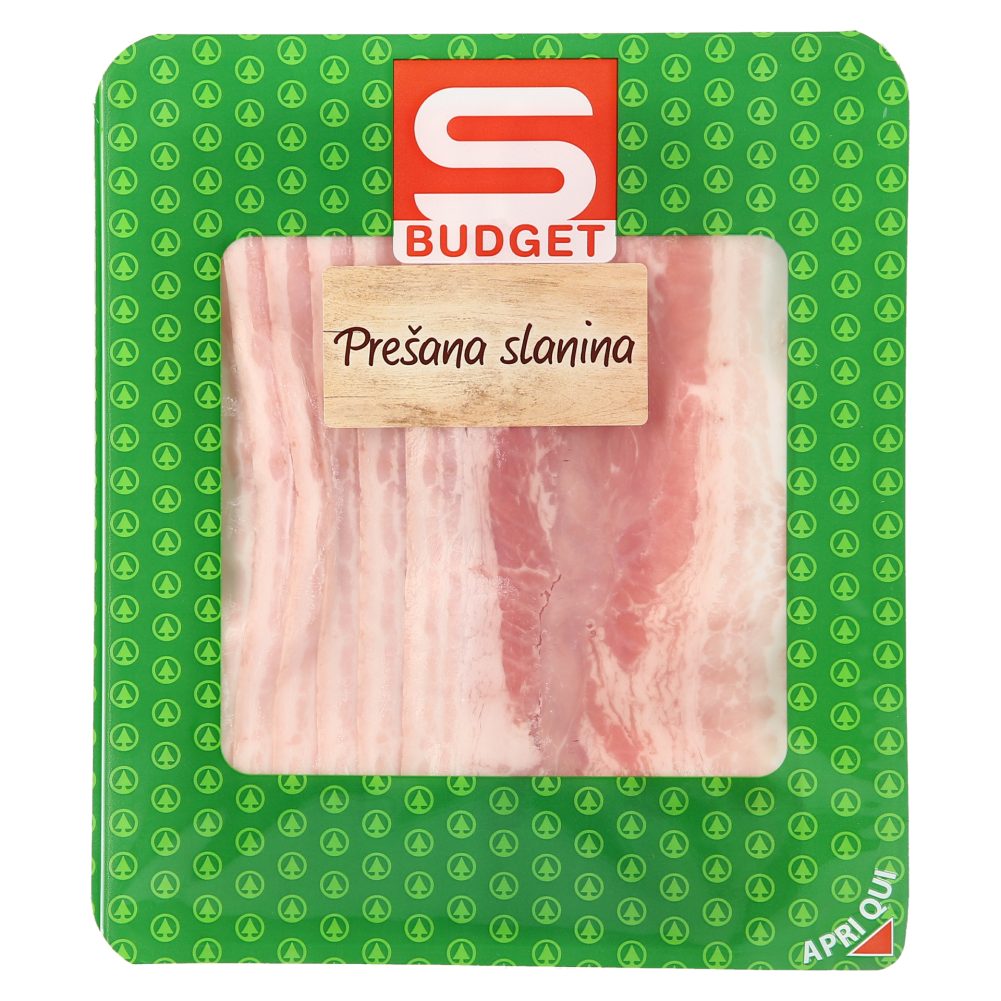 PREŠANA SLANINA, NAREZEK, S-BUDGET, 150G | SPAR Online