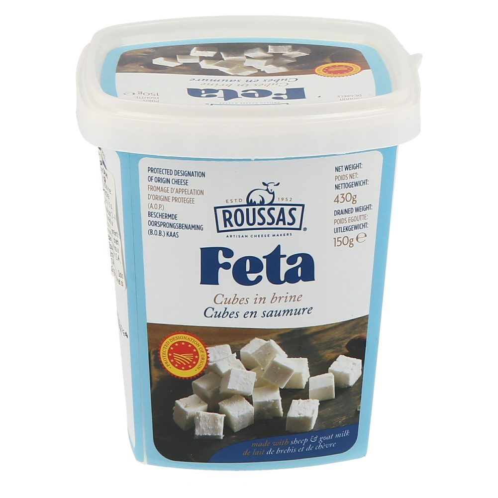 SIR FETA V SLANICI, ROUSSAS, 150G Tradicionalni izdelek z zaščiteno ...