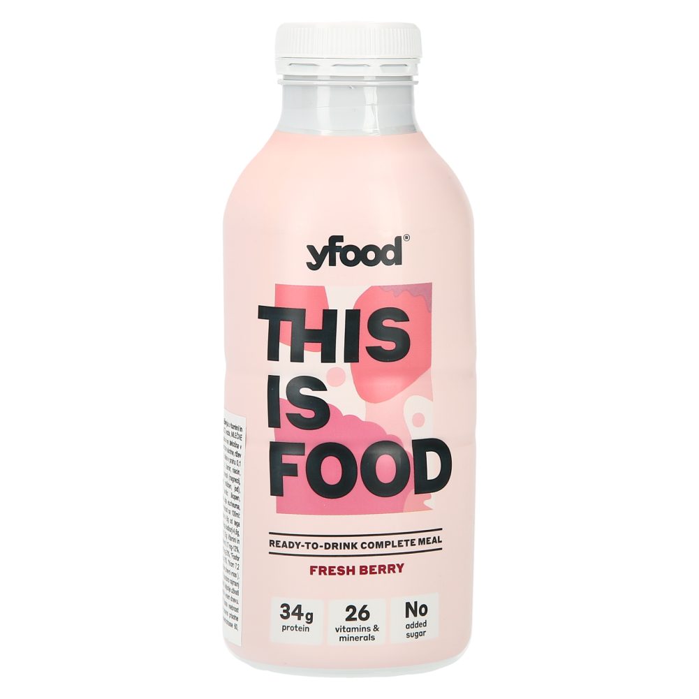 MLEČNI NAPITEK SVEŽA BOROVNICA THIS IS FOOD, YFOOD, 500ML
