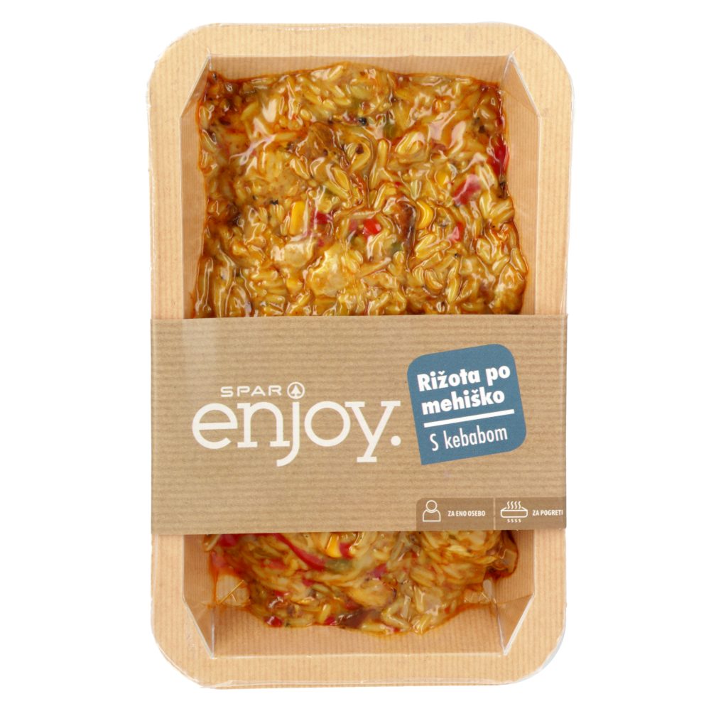 MEHIŠKA RIŽOTA S KEBABOM, SPAR ENJOY, 350G