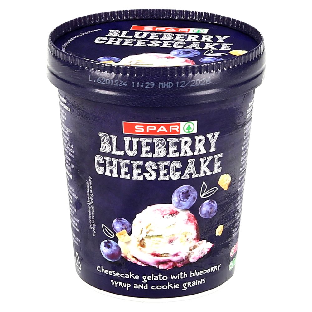 SLADOLED BOROVNICA IN CHEESECAKE, SPAR, 473ML