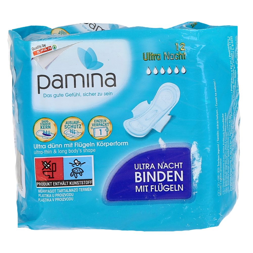 HIGIENSKI VLOŽKI, NOČNI, PAMINA, 12/1