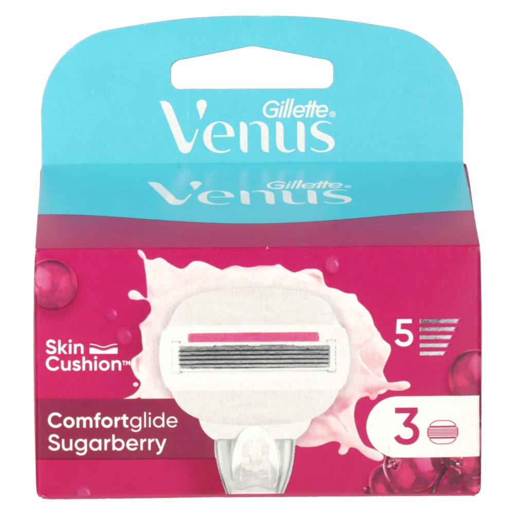 NASTAVKI VENUS SUGARBERRY COMFORTGLIDE, GILLETTE, 3/1