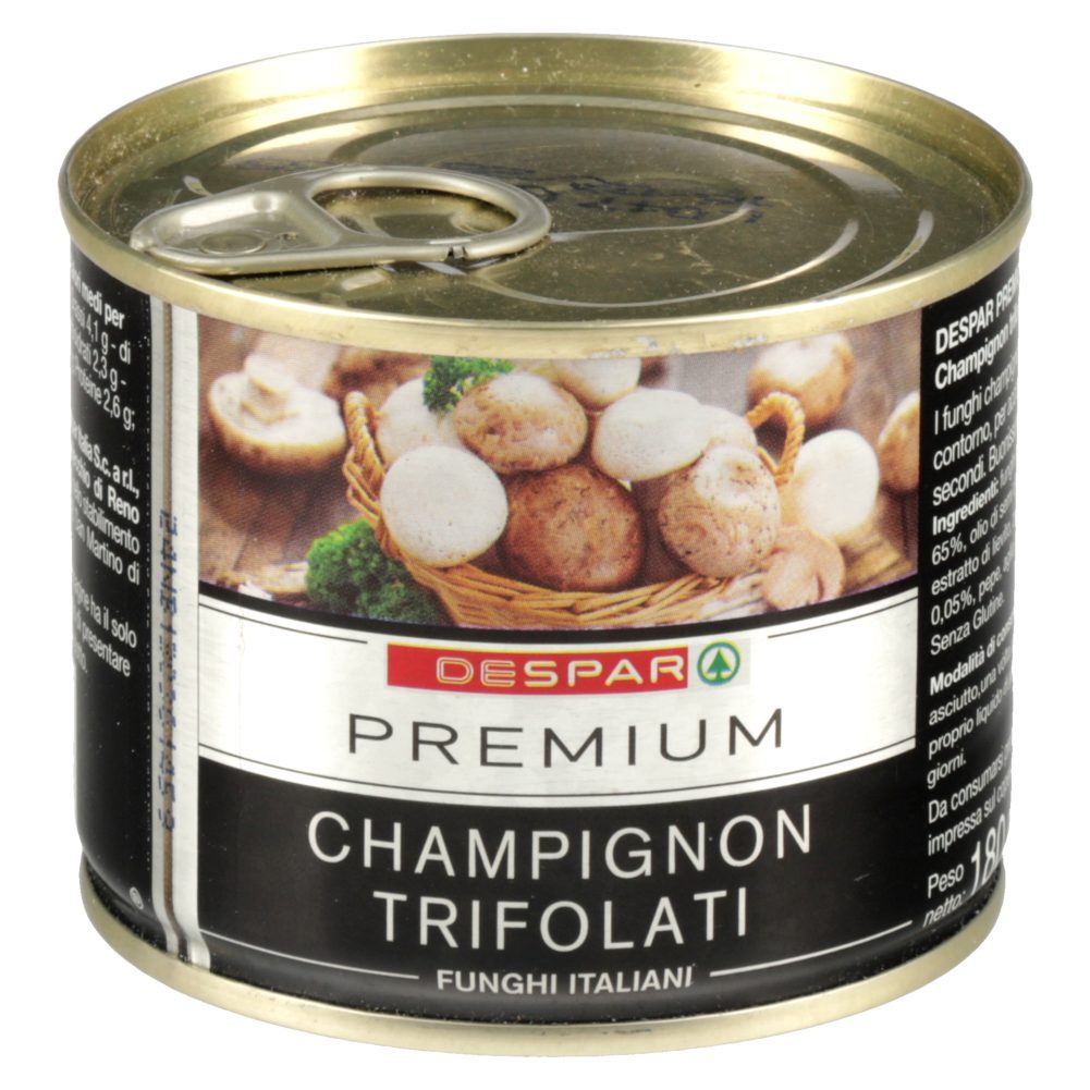 PRAŽENI ŠAMPINJONI, DESPAR PREMIUM, 180G