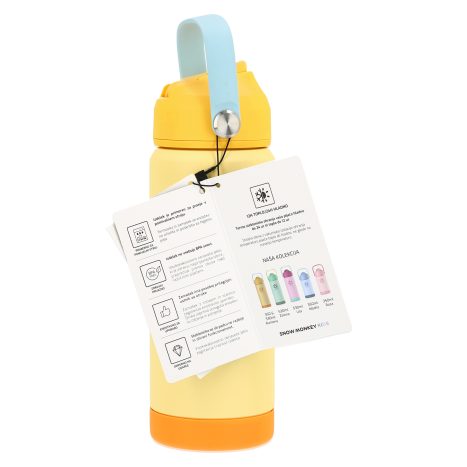 TERMO STEKLENICA KIDS RUMENA, SNOW MONKEY, 0,53L