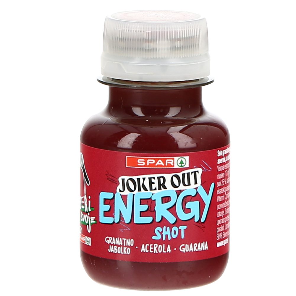 ENERGY SHOT, JOKER OUT SPAR, 60ML