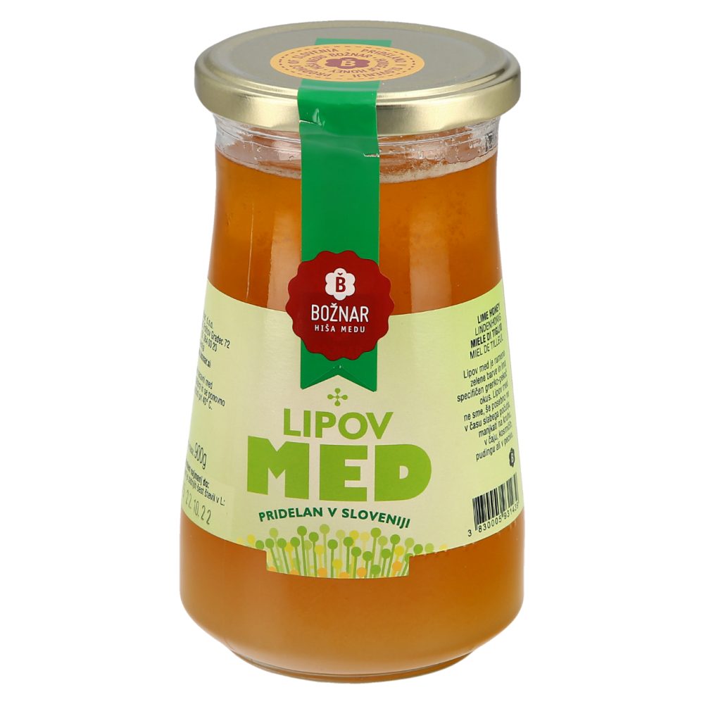 LIPOV MED, BOŽNAR, 900G Pridelan v Sloveniji | SPAR Online