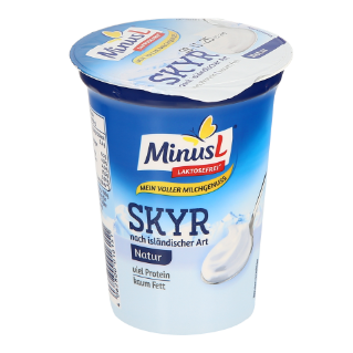SVEŽI SIR SKYR BREZ LAKTOZE NATUR 0,2%M.M., BREZ LAKTOZE, MINUSL, 400G