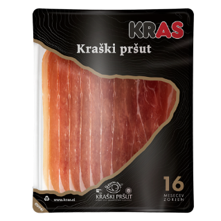KRAŠKI PRŠUT NAREZEK PREMIUM 16 MESECEV, 80 G