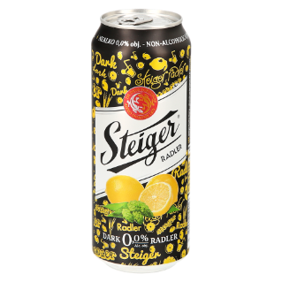 TEMNI BREZALKOHOLNI RADLER Z LIMONO, STEIGER, 0,5L